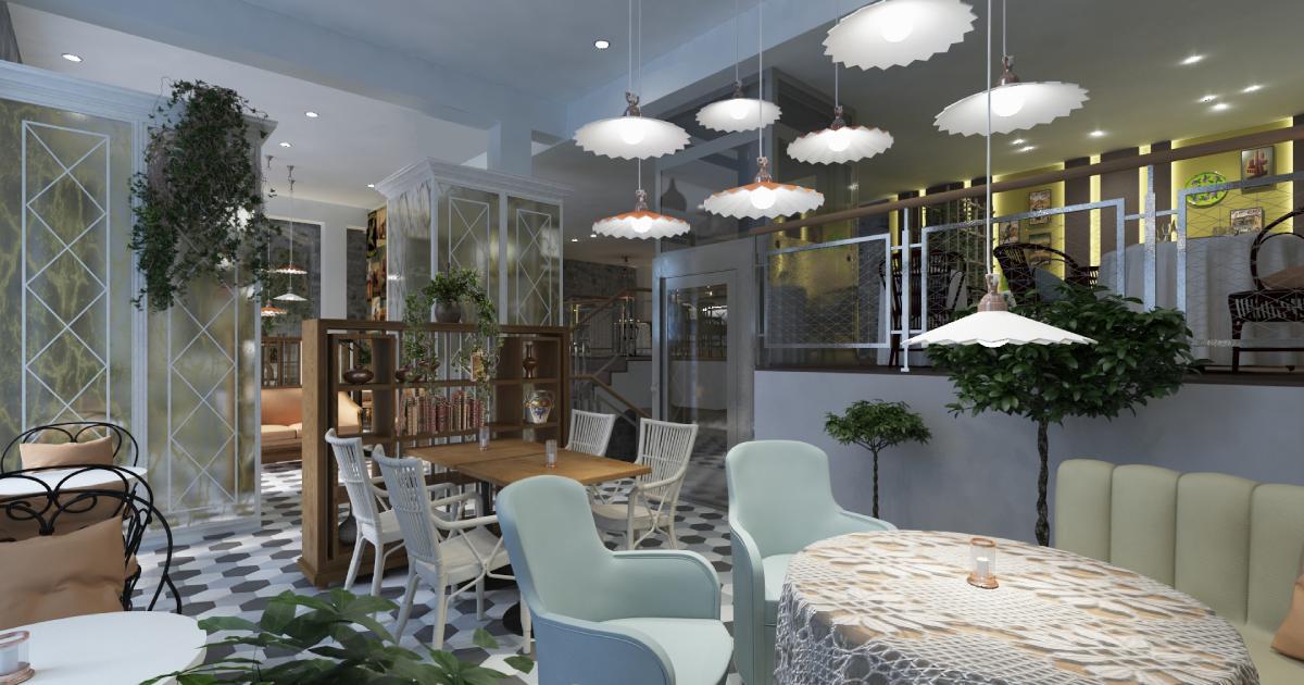 Old Town Italian Restaurant Interior Design - Neoklasika